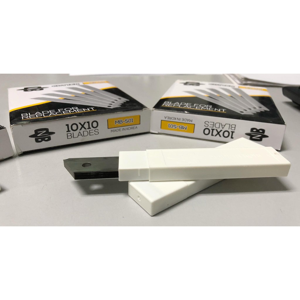 ZORRO Cutter Blade Refill MB-501 ( 18mm ) **MADE IN KOREA** (10pcs ...
