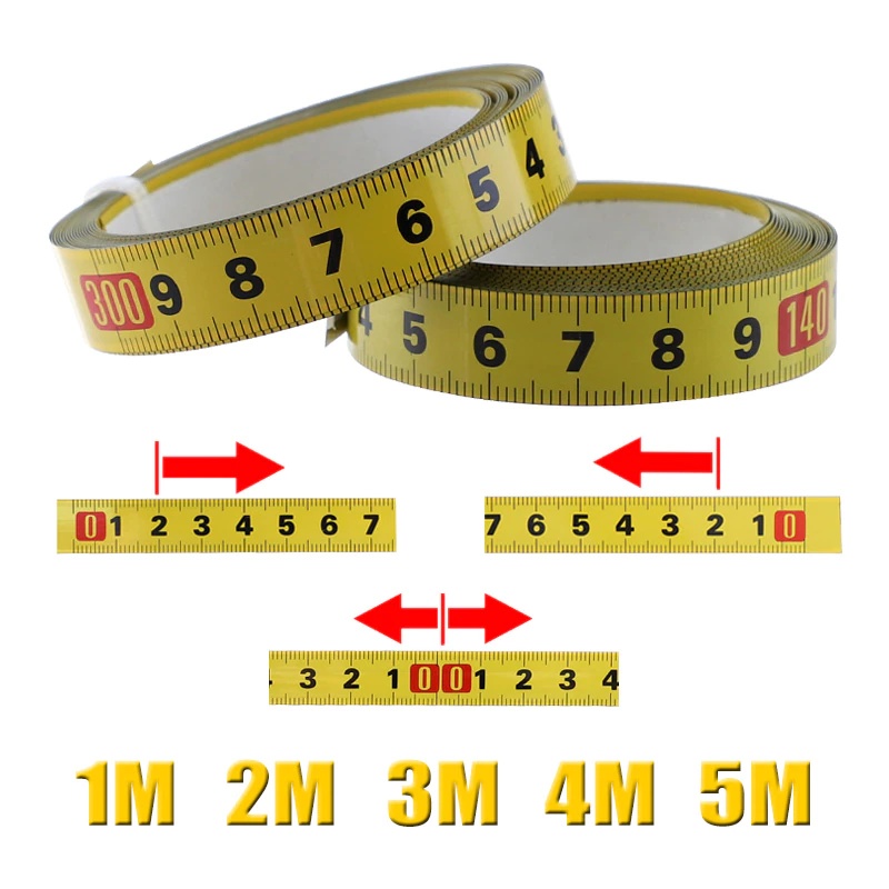 MKR 0.8M/1M/2M/3M/4M/5M/10M Stainless Steel Miter Track Tape Measure ...