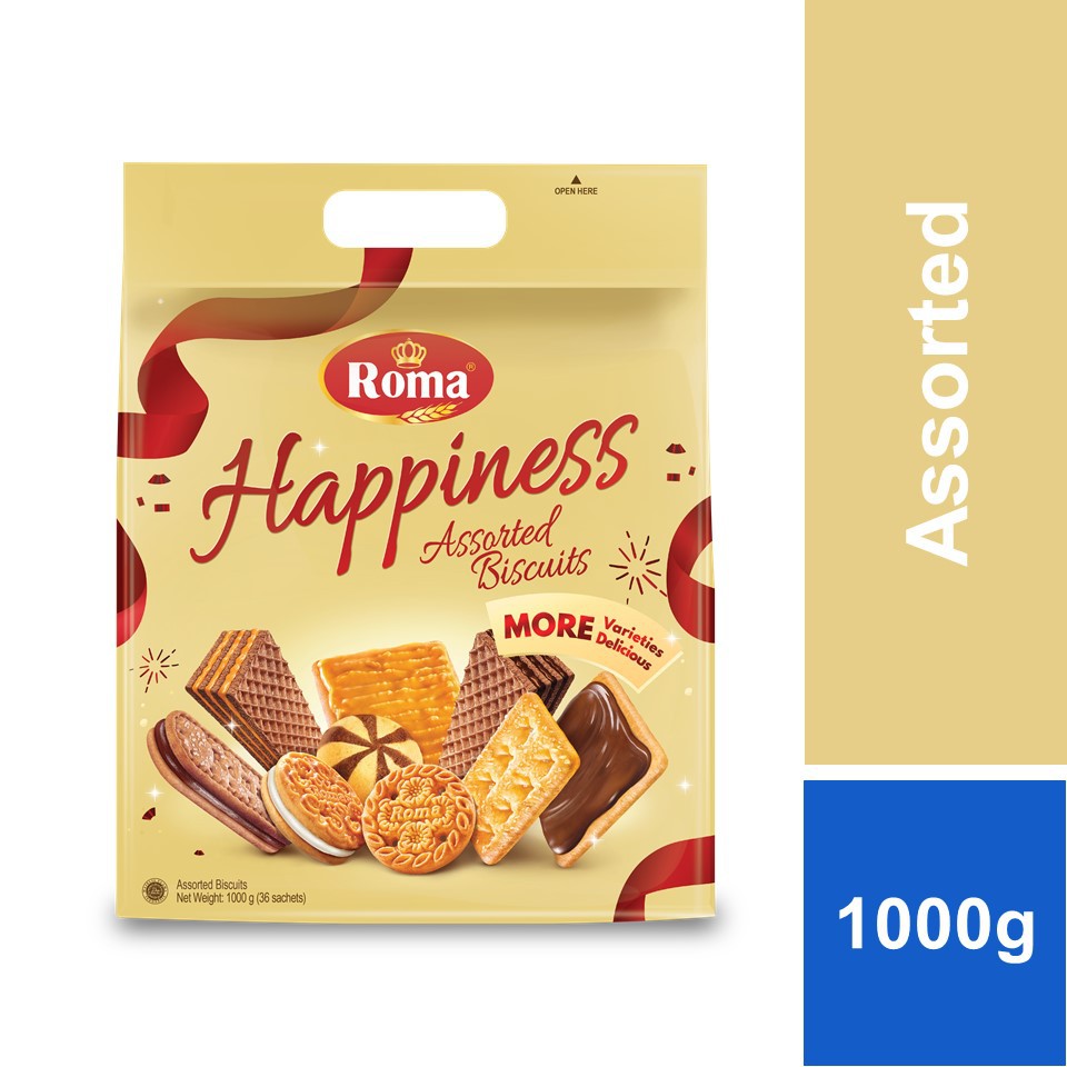 Roma Happiness Assorted Biscuits 1000g | Shopee Malaysia