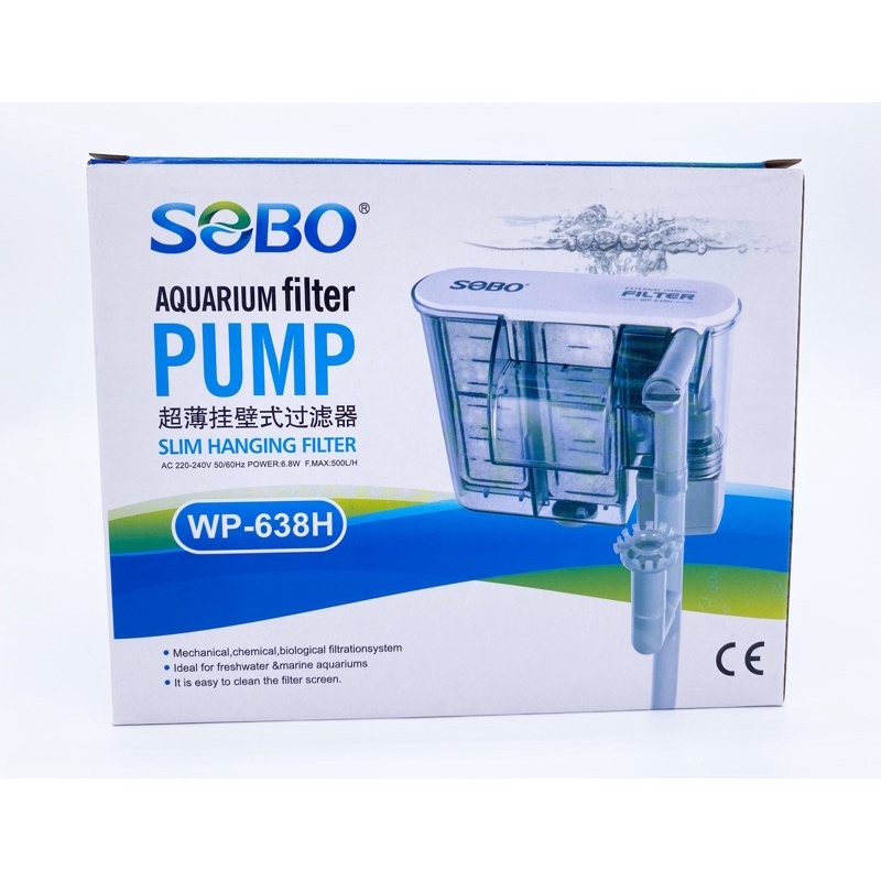 KFEI89 Sobo X Osean Master Slim Hanging Filter Aquarium Filter Pump WP618H WP628H WP638H Silent ...