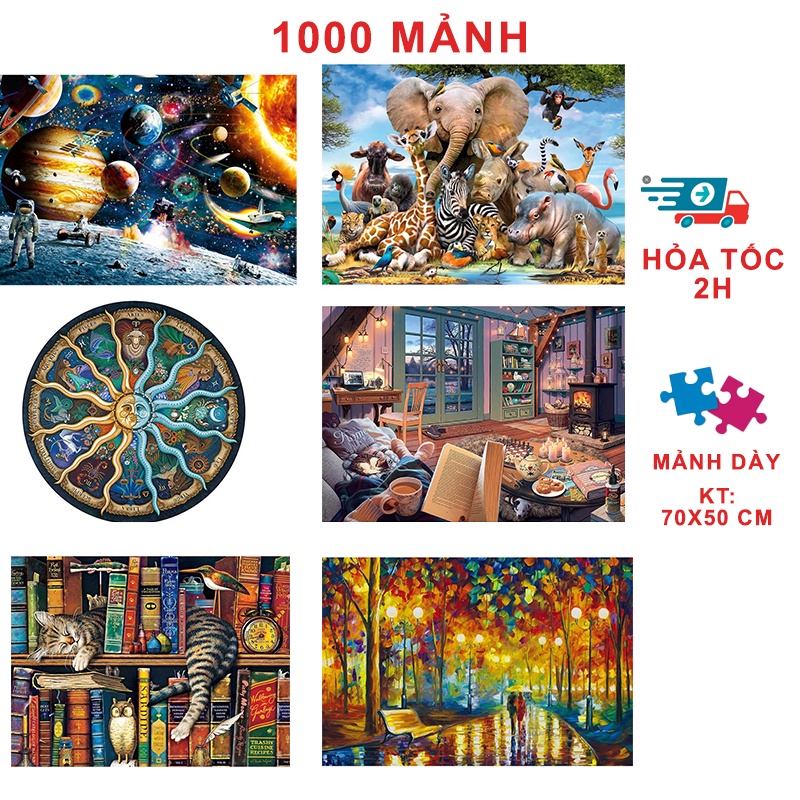 1000-piece puzzle - Thinking development toy, meaningful gift ...