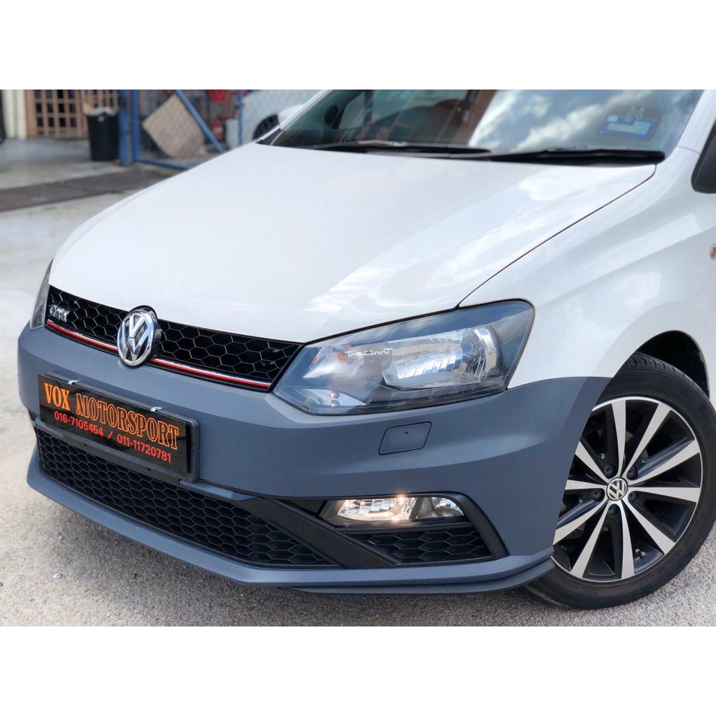 1 polo gti bodykit bumper pp for volkswagen polo convertion replace ...