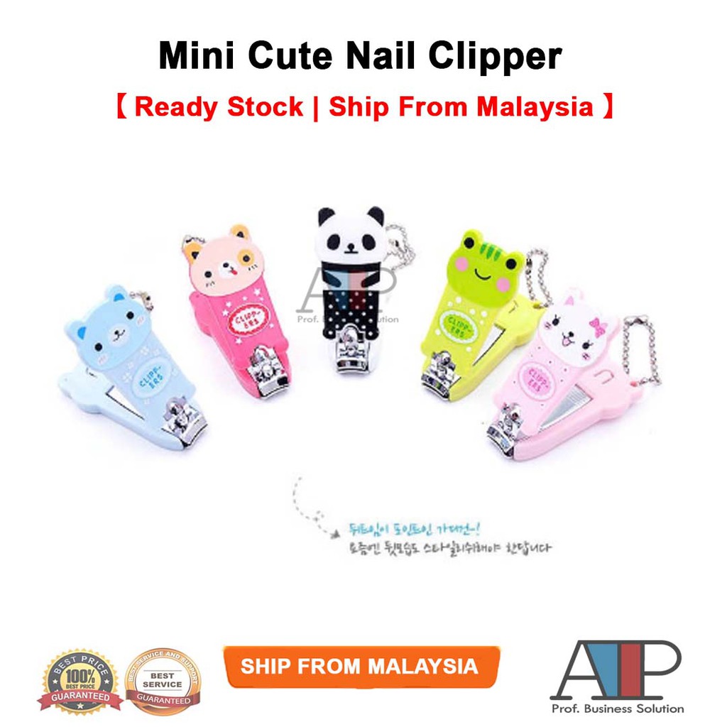 Nail Clipper Mini Cute Baby Cartoon Finger Trimmer Scissors Cutter ...