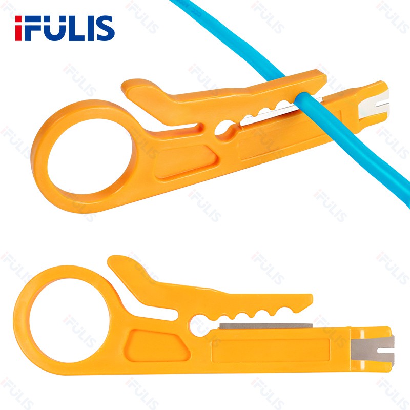 Wire stripper Network stripping knife RJ45 Cat5 Cable Tool Mini yellow ...