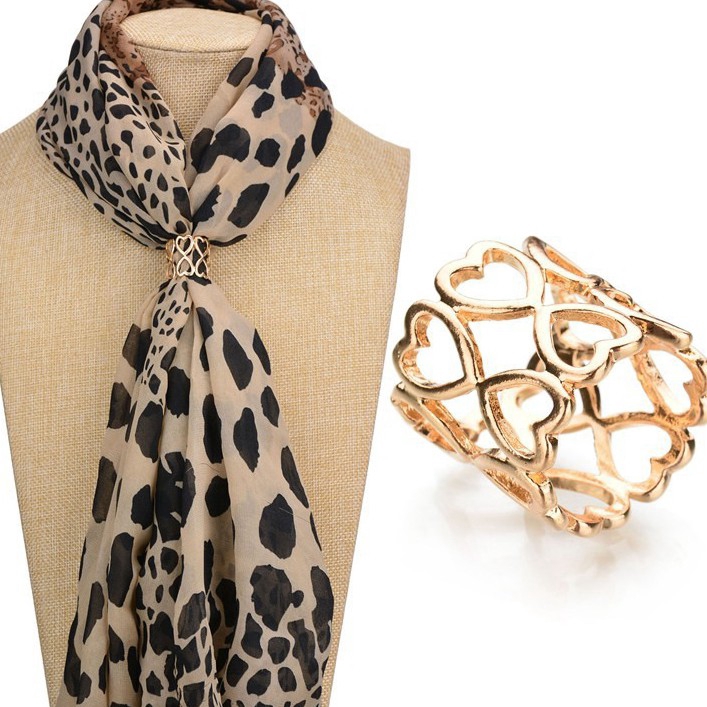 Aibins Muslim Hijab Buckle Ladies Fashion Scarf Buckle Gold Plated ...