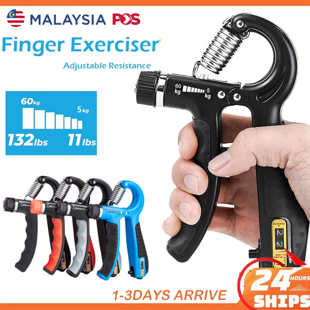 5-60KG Heavy Hand Grip Metal Hand Grippers Gym Fitness Forearm Gripper ...