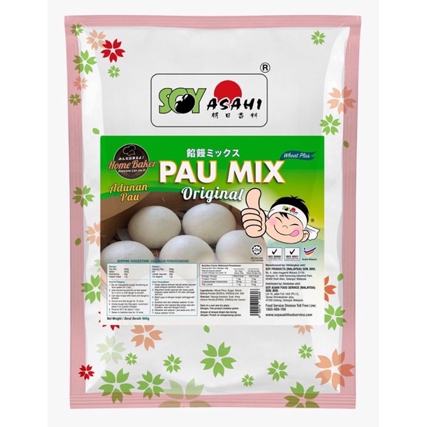 Soy Asahi Halal | Pau Premix Tepung campuran pau 1kg | Shopee Malaysia