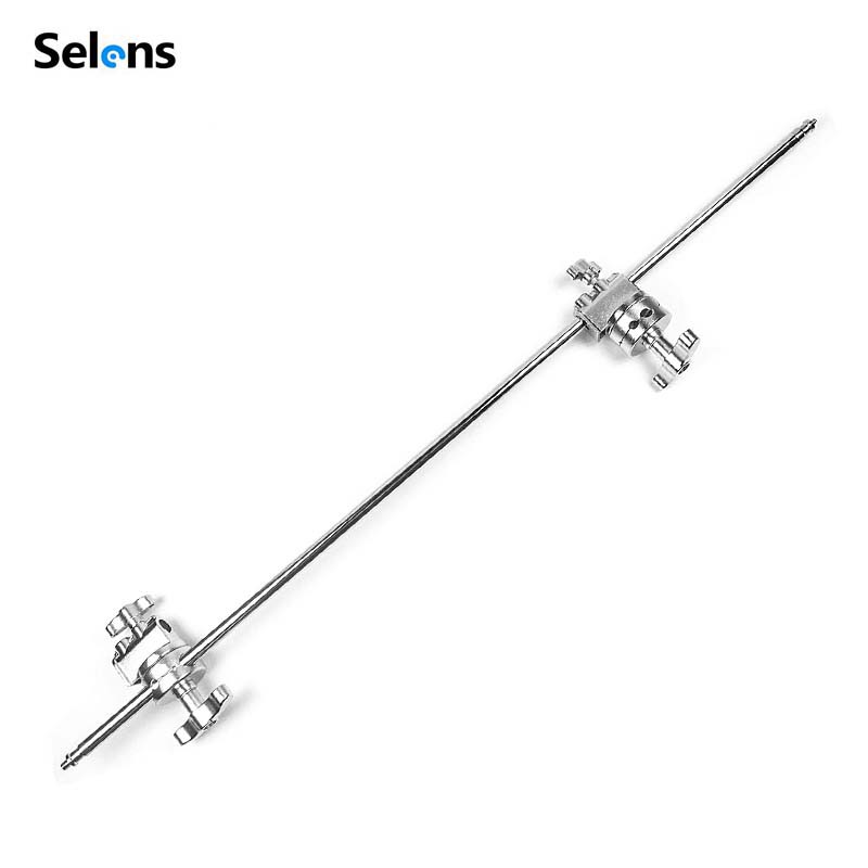 Selens 106Cm Extension Grip Boom Arm with 2 Pieces Grip Heads for Light ...