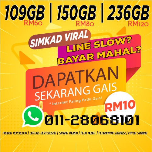 SIMKAD TONE WOW SIMKAD VIRAL PALING JIMAT & UNTUNG | Shopee Malaysia