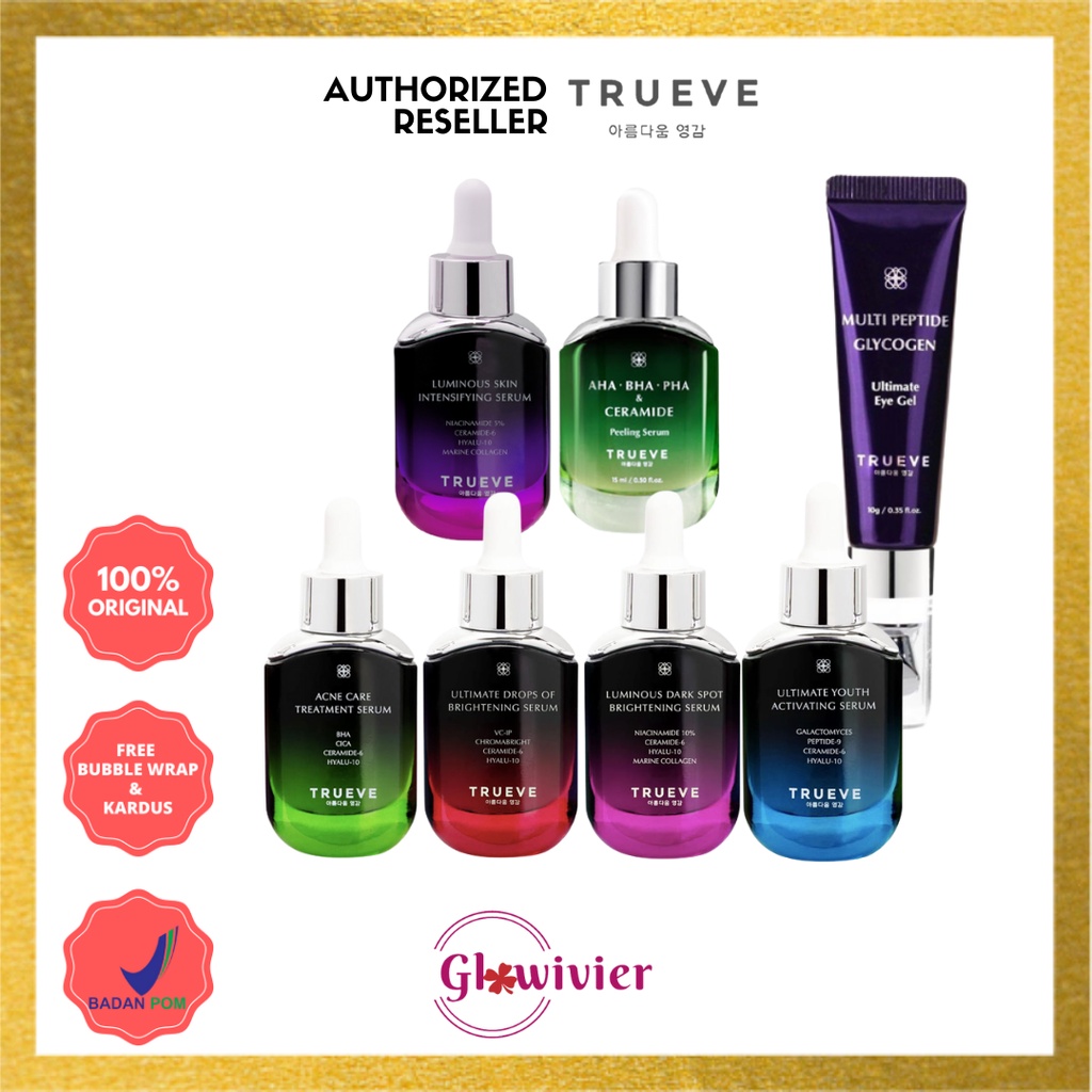 Trueve Serum Niacinamide Luminous Dark Spot/Luminous Skin Intensifying ...