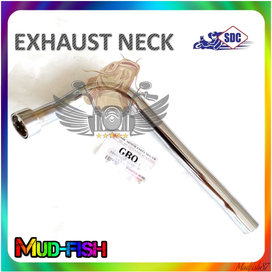 HONDA GBO EXHAUST NECK, FRONT PIPE MANIFOLD CHROME (SDC) | Shopee Malaysia