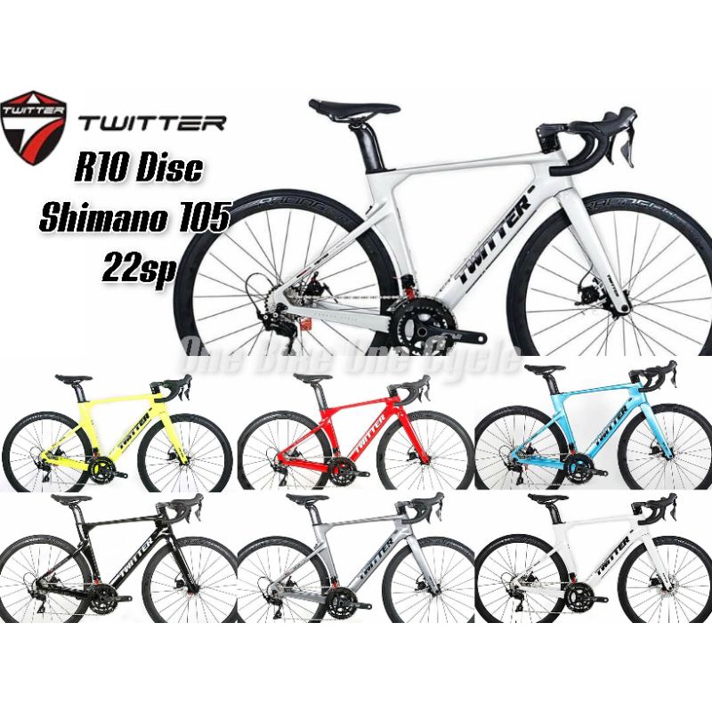 Twitter R10 Disc Shimano 105 R7000 22sp Full Carbon Aero Road Bike ...