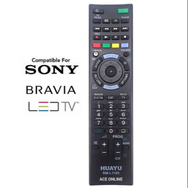 Universal Remote Control for Sony TV Controller RM-L1165 Replace RM-YD094 RM-YD022 RM-YD080 RM ...