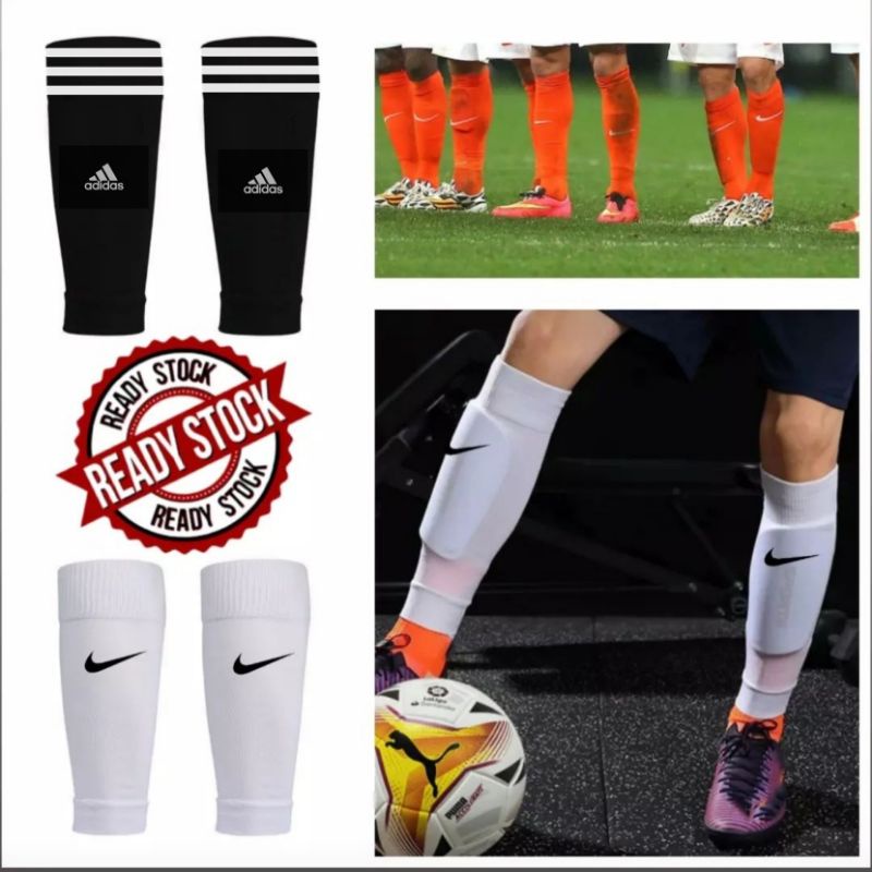 Connect Sock Shin Pad Guard cut Sock Stokin potong for football soccer ...