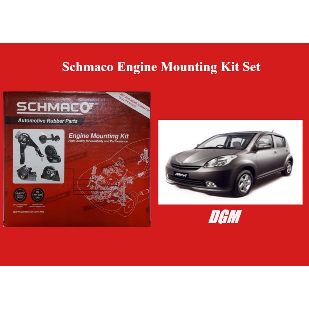 Schmaco Perodua Myvi 1.0 / 1.3 2005-2010y Auto / Manual Engine Mounting ...