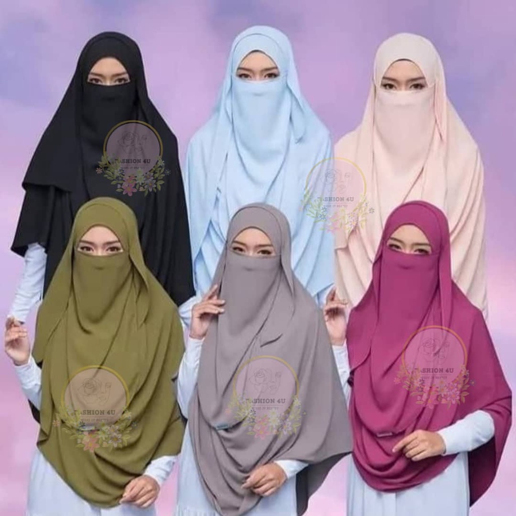 Clearance Buy 1 Get Free 1 🔥 SHAWL 2 Meter DAN PURDAH SEKALI Batu ...