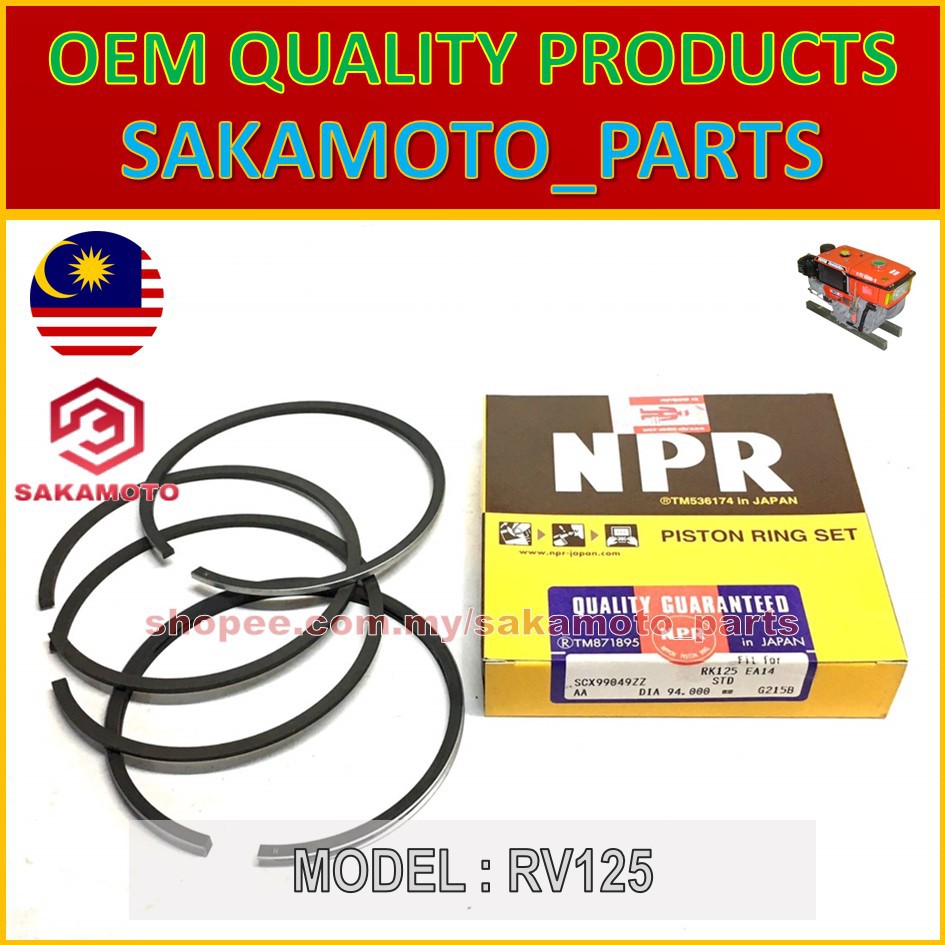 Kubota Vikyno RV125 Ringset | Shopee Malaysia