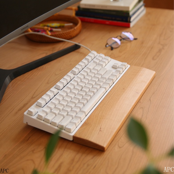 [Ready Stock] Mechanical Keyboard Wooden Hand Rest Wrist Rest Wrist ...