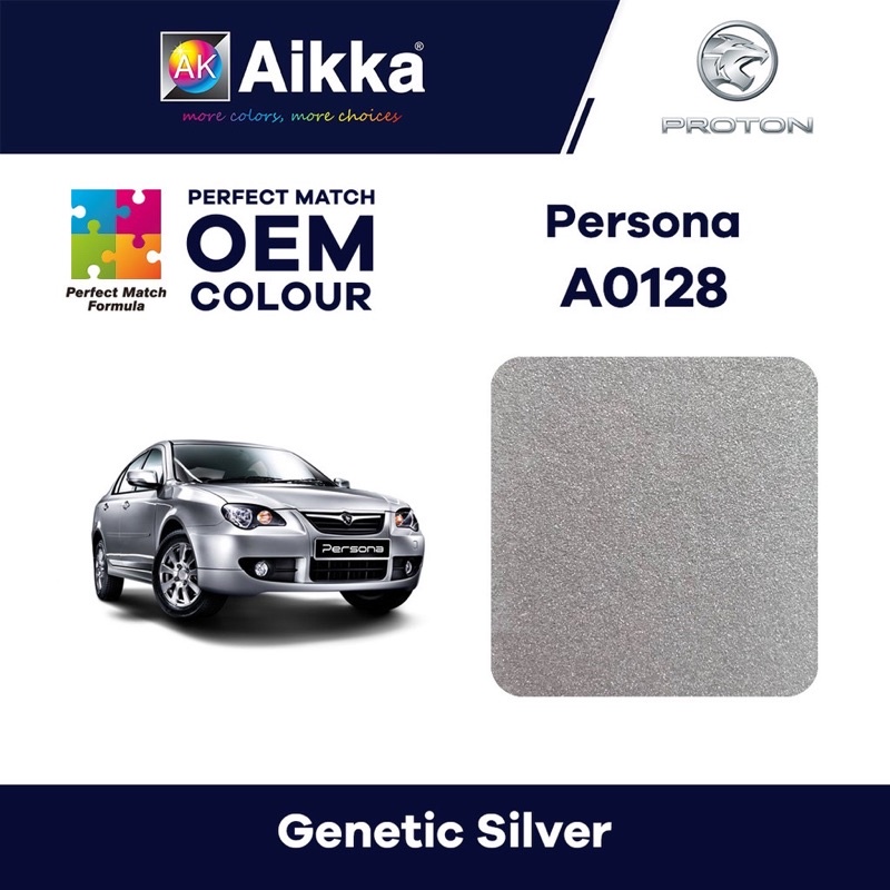AIKKA A0128 GENETIC SILVER PROTON AUTOMOTIVE 2K CAR PAINT | Shopee Malaysia