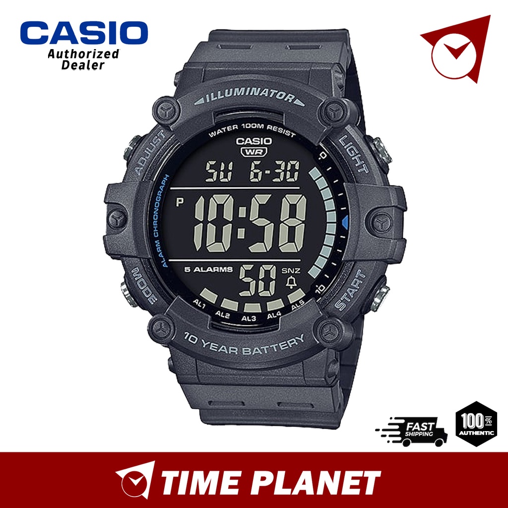 [Official Warranty] Casio Digital Men Watch AE-1500WH/AE-1500WH-1A/AE-1500WH-8B/AE-1500WHX-1A/AE ...