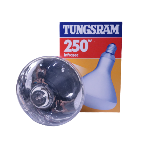 Tungsram E27 250W 240V Farm Breeding Feeding Infrared Ray Thermal Lamp ...