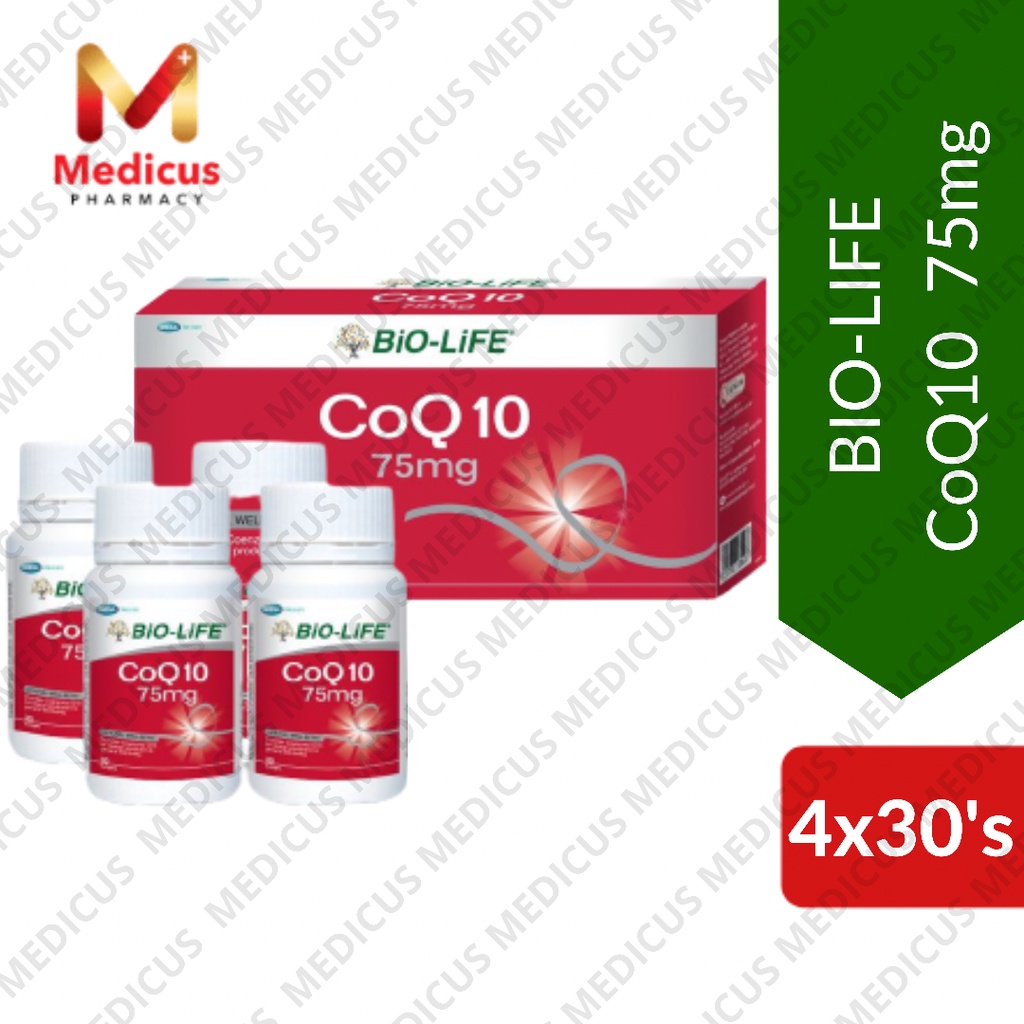 Bio-Life CoQ10 75mg 4x30's (Exp: 04/2026) | Shopee Malaysia
