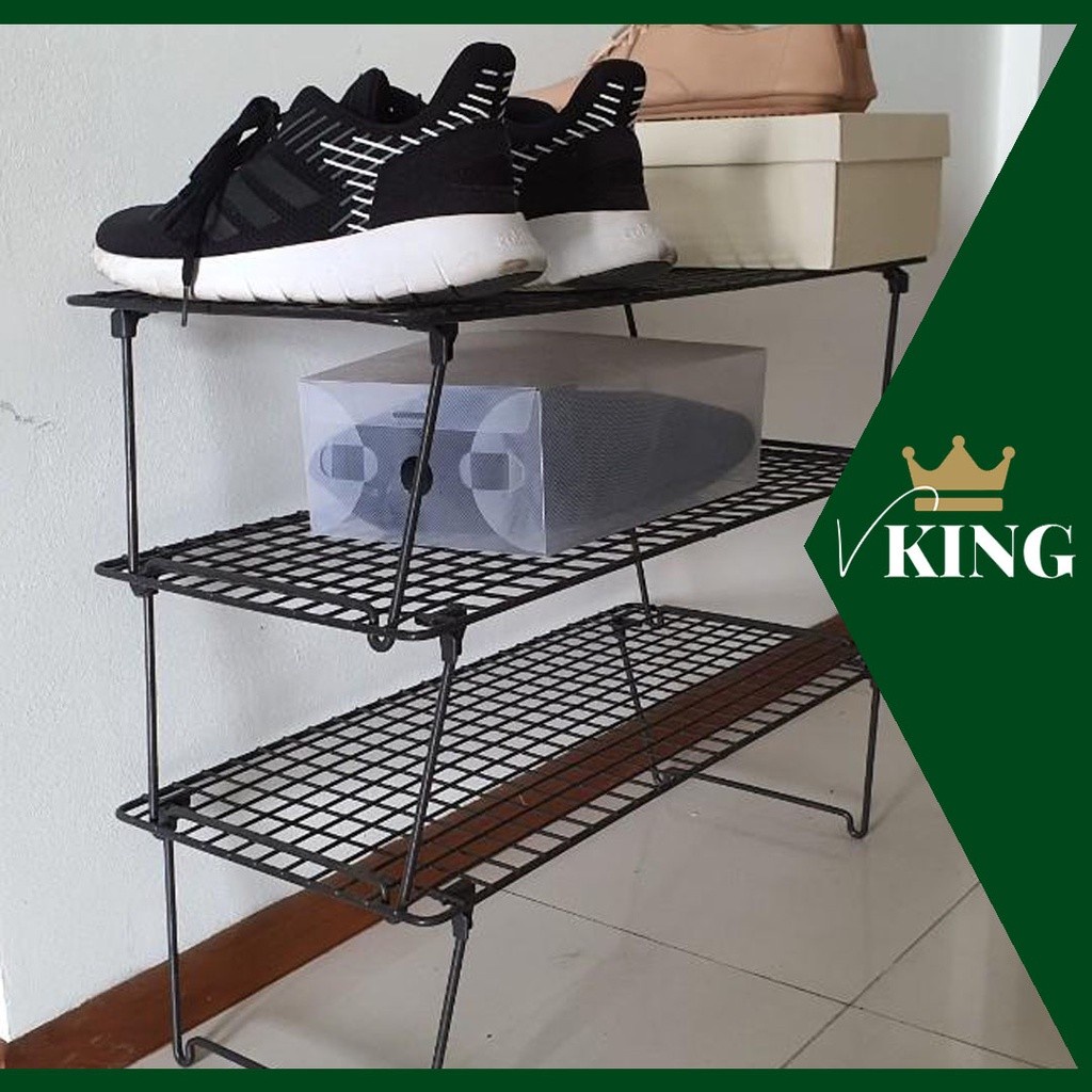 IKEA SHOE RACK GREJIG SHOE RACK 58X27CM SHOE ORGANIZATION RAK KASUT ...