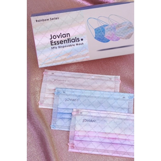 Jovian Disposable 3 Ply Rainbow Mask(headloop) | Shopee Malaysia