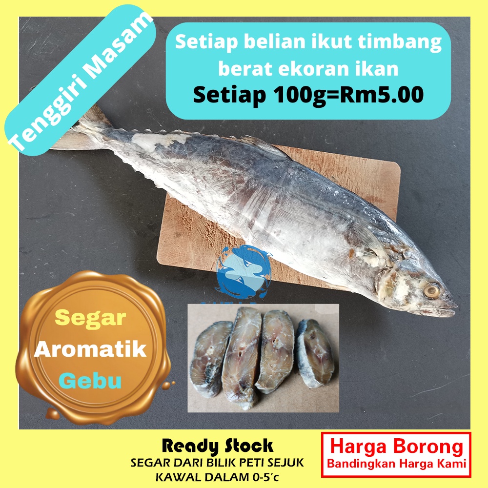 Ikan Tenggiri Masam/ Tenggiri Jeruk [100g=Rm5] 1 Ekor (Borong) ColdFish ...