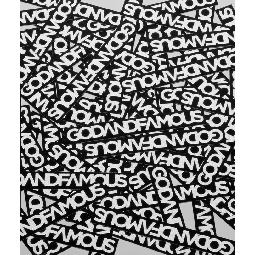God & Famous 3M Reflective Sticker | Shopee Malaysia