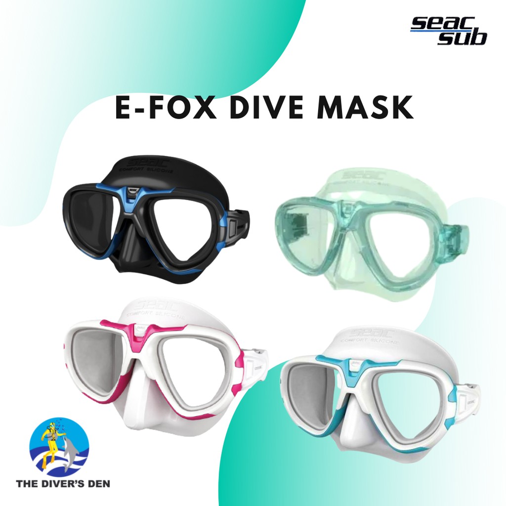 Seac Sub E-Fox Dive Mask | Shopee Malaysia