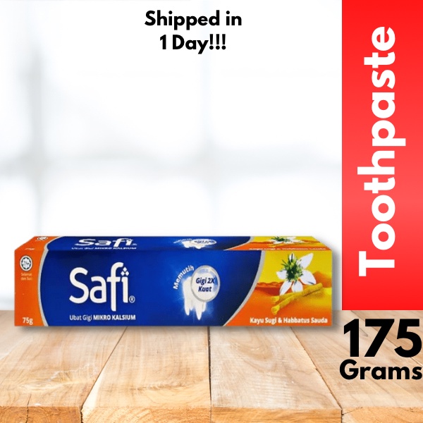 [READY STOCK!] Safi Toothpaste Kayu Sugi / Double Mint With Toothbrush ...