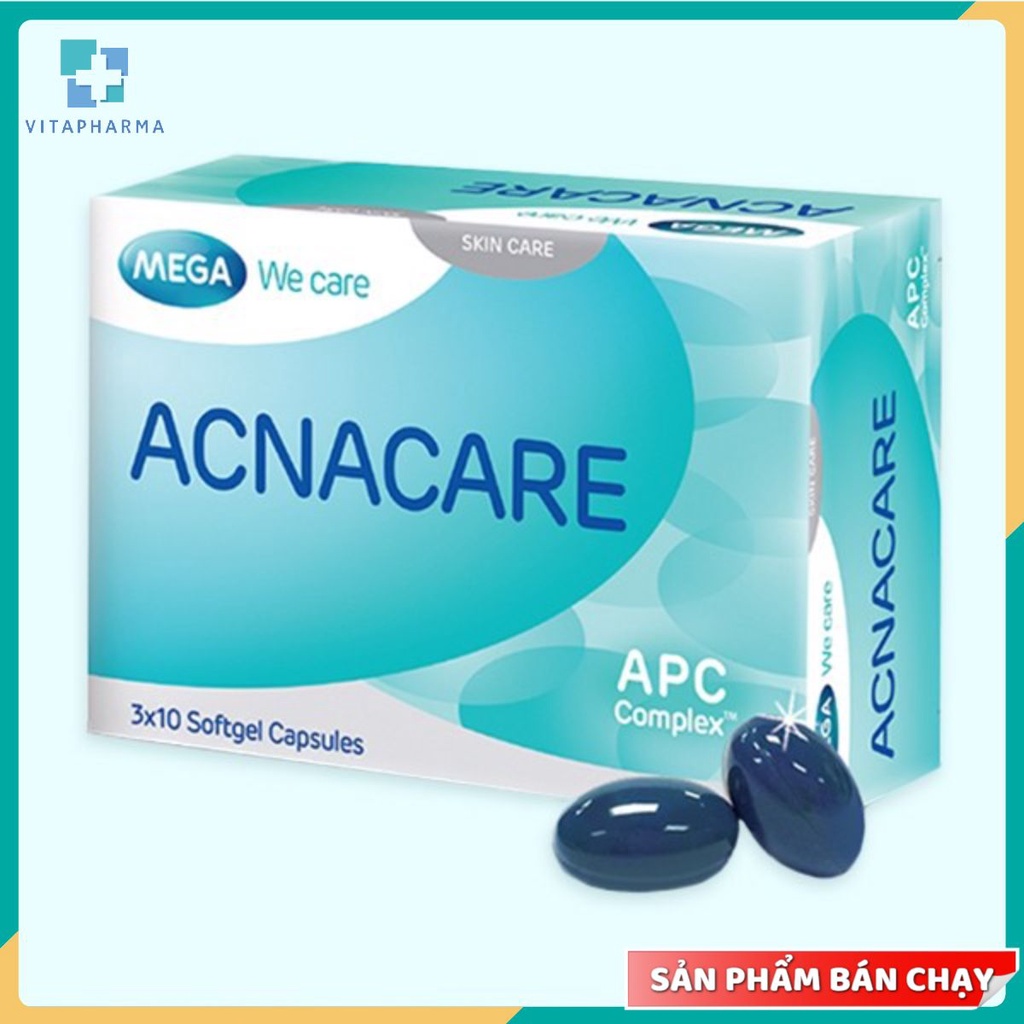 [ Vitapharm ] ACNACARE - Pills to support acne treatment, reduce sebum ...