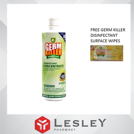 Germ Killer Disinfectant Concentrate 500ml (Free Germ Killer ...