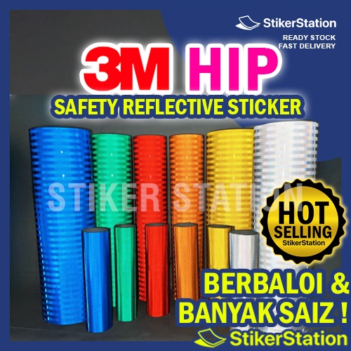3M HIP STICKER - (High Intensity Grade Prismatic Reflective Sticker ...