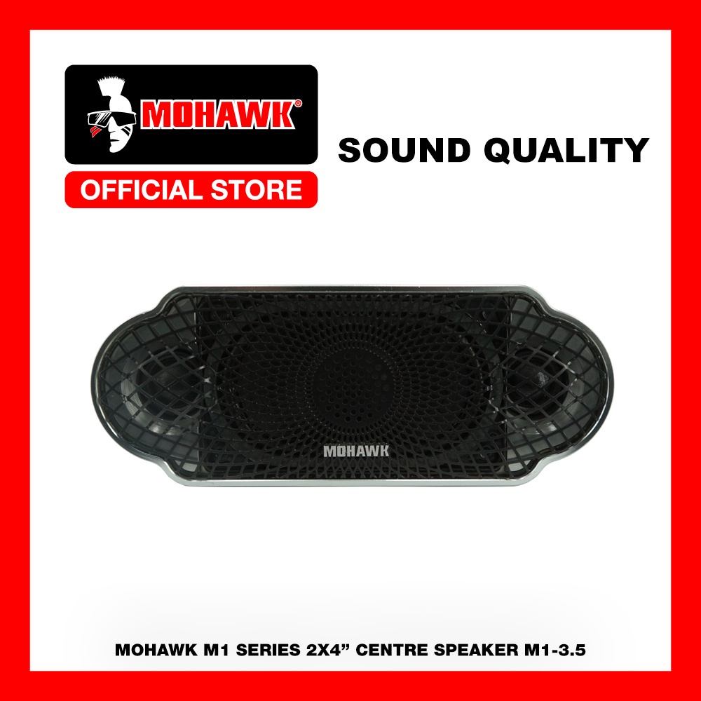 MOHAWK Car Audio 21M1-3.5 1-SERIES 2X4 Inch Center Speaker With Tweeter ...