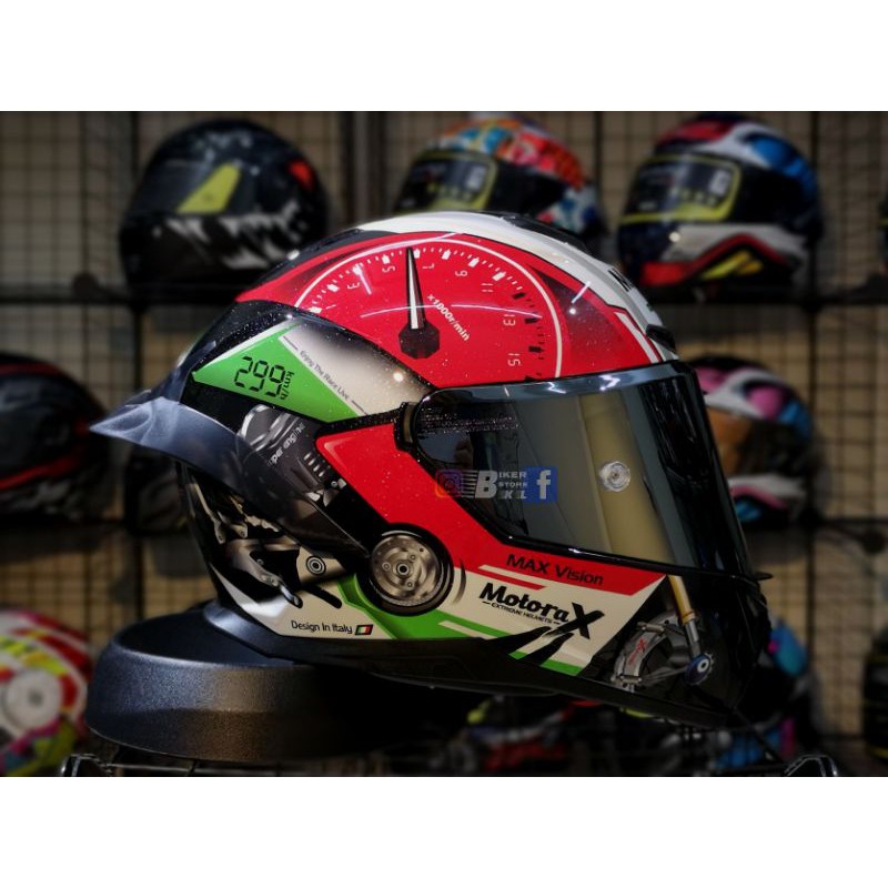 Original Motorax R50 Full Face Helmet - Full Throttle | Shopee Malaysia