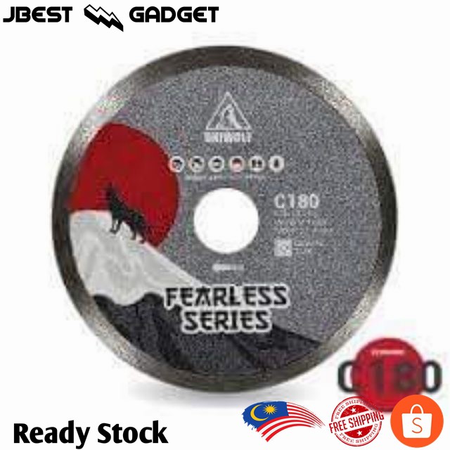 Diamond Cutting Ceramic Disc C180 [HEAVY DUTY] Wet 4" - 110MM (D) x ...