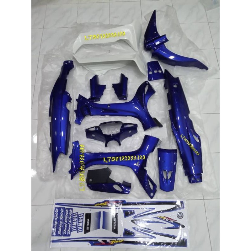 Yamaha SS2 Y110 SS2 SS TWO Body Set DVM HLD Blue | Shopee Malaysia