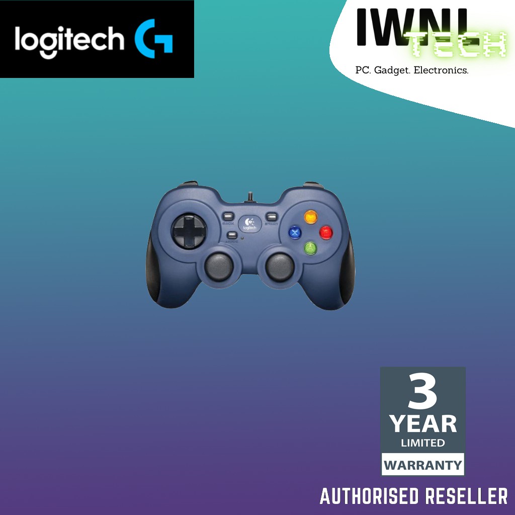 LOGITECH F310 WIRED USB GAMEPAD JOYSTICK CONTROLLER WITH 1.8METER CORD ...