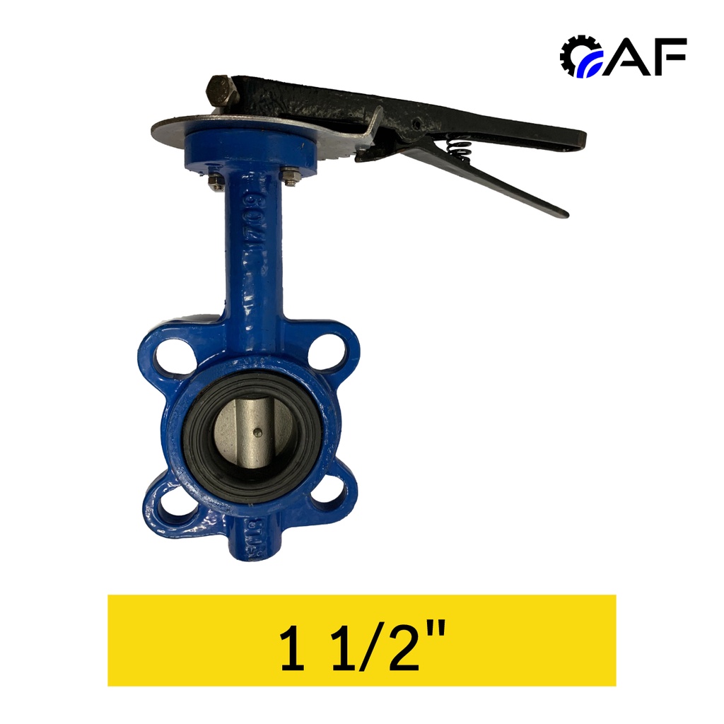 Cast Iron Butterfly Valve, 1 1/2” to 6” Flange End Wafer Type, Manual ...
