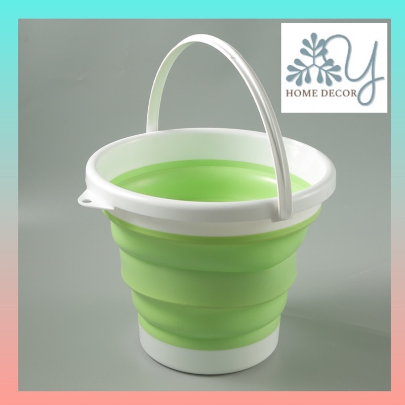 SALE SALE ️FOLDABLE BUCKET 10 LITER BALDI LIPAT BILIK AIR WASHROOM ...