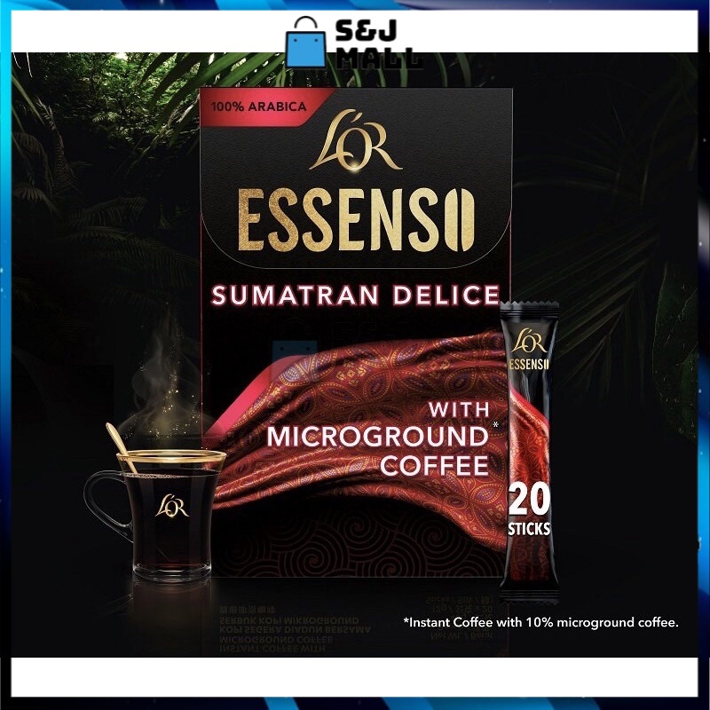 L'OR Essenso Sumatran Delice with microground coffee 2g X 20sticks ...