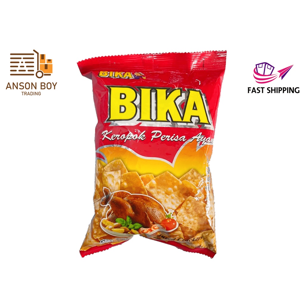 [READY STOCK] BIKA KEROPOK PERISA AYAM 60gram | Shopee Malaysia