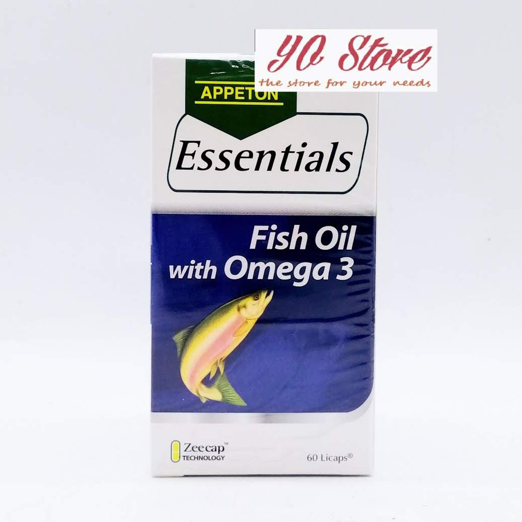 Appeton Essentials Fish Oil with Omega 3 ( 60 licaps ) | Shopee Malaysia