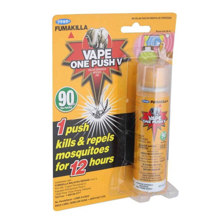 FUMAKILLA - VAPE ONE PUSH V PEST REPELLENT ((90 DAYS)) | Shopee Malaysia