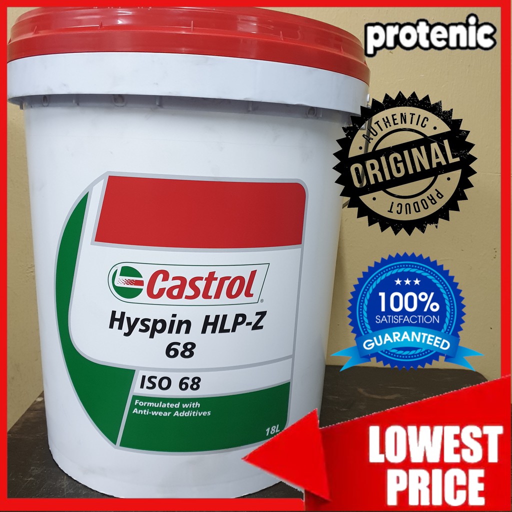 Castrol Hyspin HLP-Z 68 (18L) Hydraulic Oil ISO 68 | Shopee Malaysia