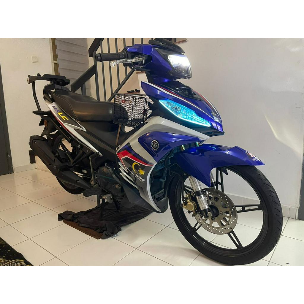 COVERSET BODYSET YAMAHA LC LC135 V6 V7 DR. 5 MILLIONTH ROLE OUT BLUE ...