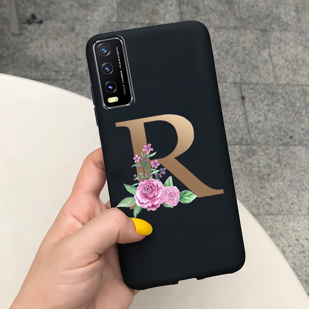 Cute Letters Pattern Phone Case Vivo Y20 Y20i 2021 Y20S G Y11S Y12S ...