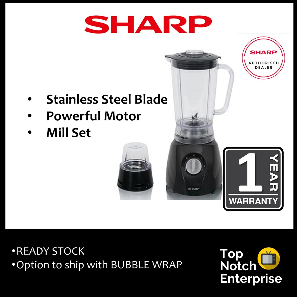 SHARP Blender 1L/1.25L - Stainless Steel Blade | Shopee Malaysia